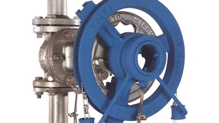 Chainwheels for Stubborn Manually Operated Valves From: Rotork ...