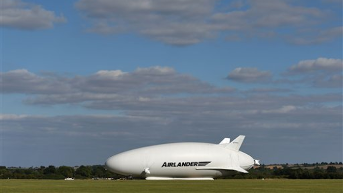 'Flying Bum' Airship's First Flight Postponed | Industrial Equipment ...