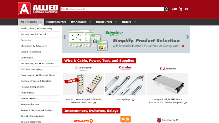Allied Electronics Changes Name | Industrial Equipment News (IEN)