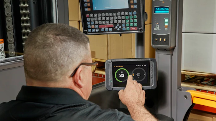 Forklift Touch Display Module Increases Operator Safety From: Crown ...