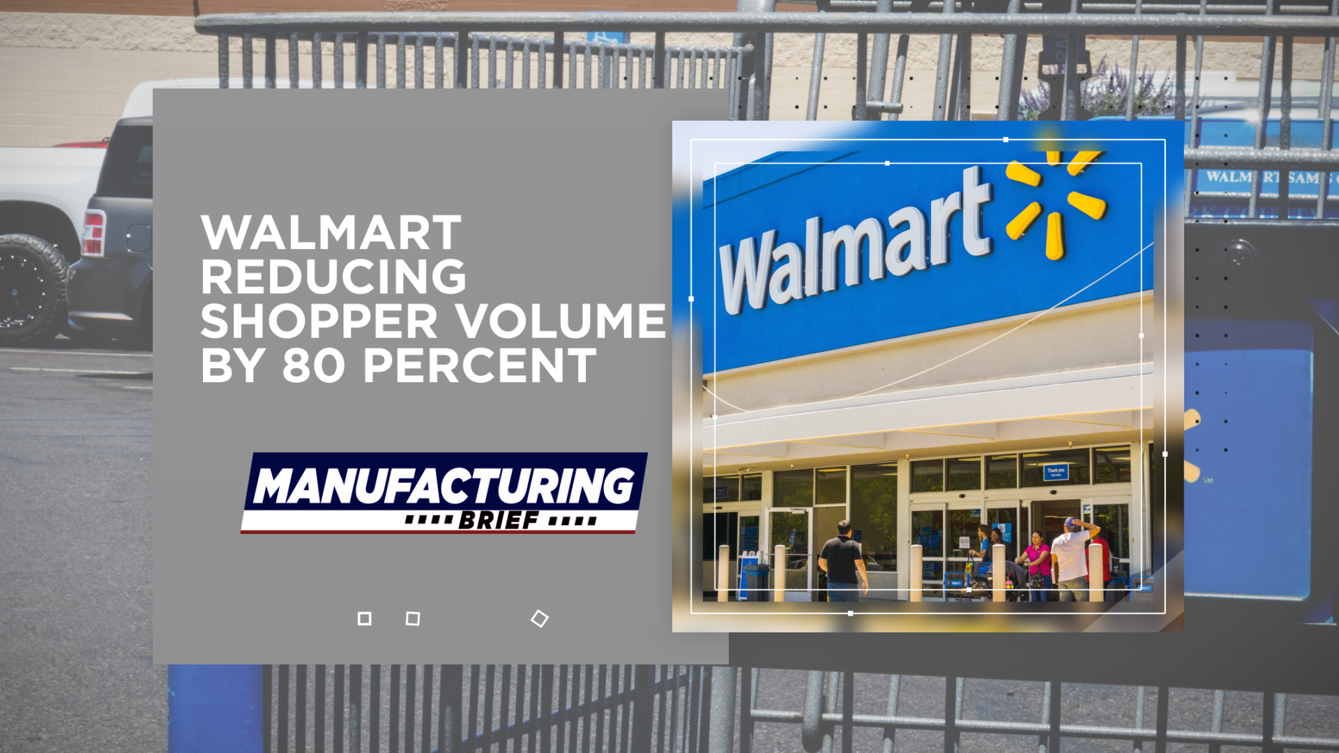 Walmart Reducing Shopper Volume by 80 Percent | Industrial Equipment News