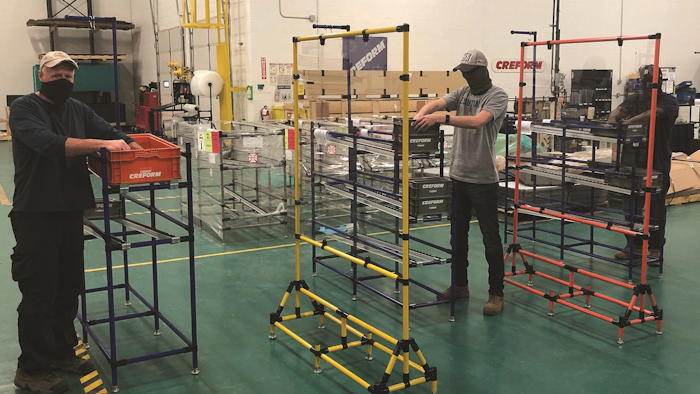 Creform Structures Enable Workplace Distancing From: Creform ...