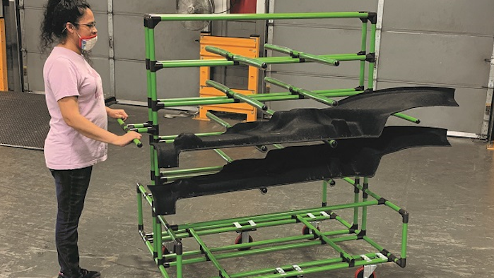 Cart Handles Uncommonly Shaped Parts From: Creform | Industrial ...