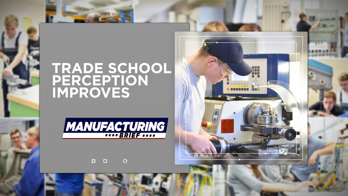 Trade School Perception Improves | Industrial Equipment News (IEN)