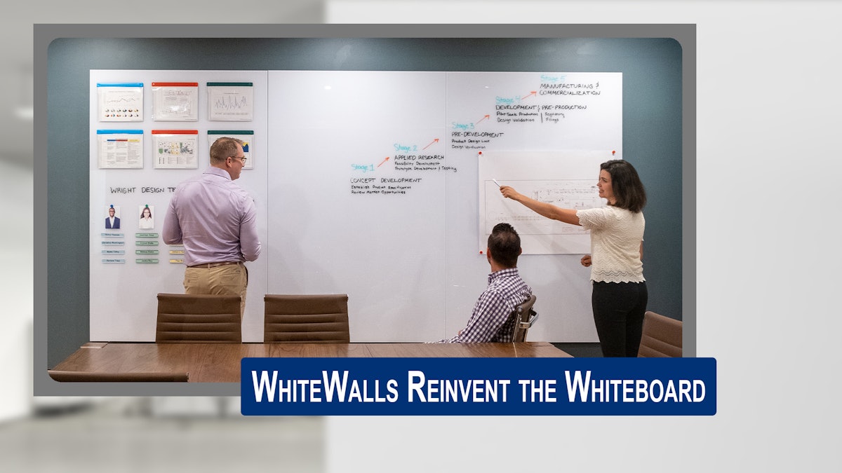 WhiteWalls Reinvent the Whiteboard | Industrial Equipment News