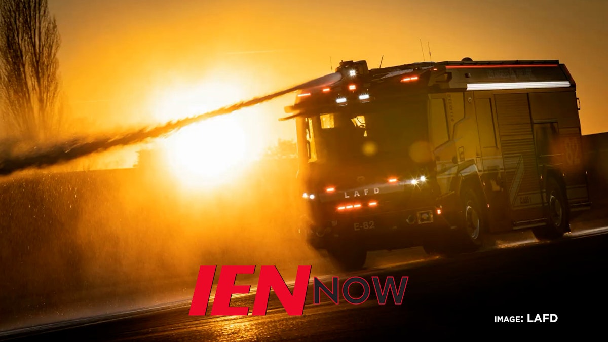LAFD Debuts First Electric Fire Engine in U.S. | Industrial Equipment News
