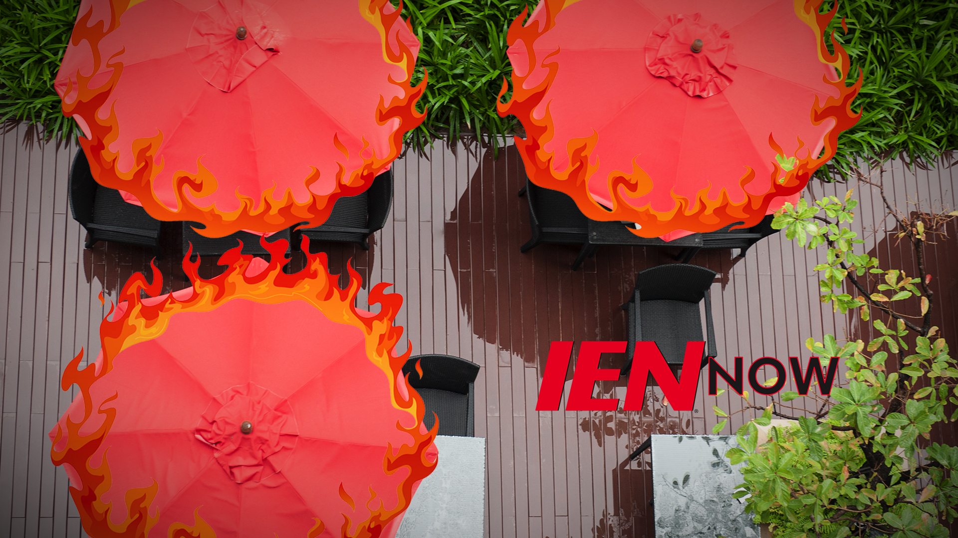 Solar Patio Umbrellas Recalled After Bursting Into Flames | Industrial ...
