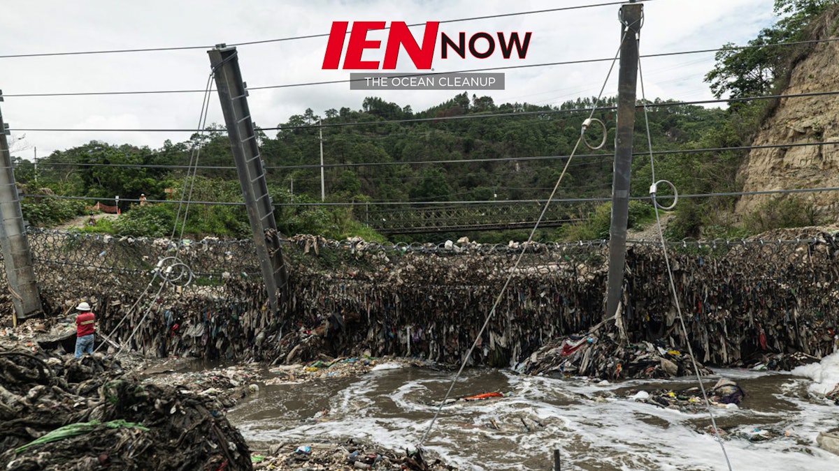 Trashfence Catches a Garbage Tsunami Heading Downriver | Industrial ...