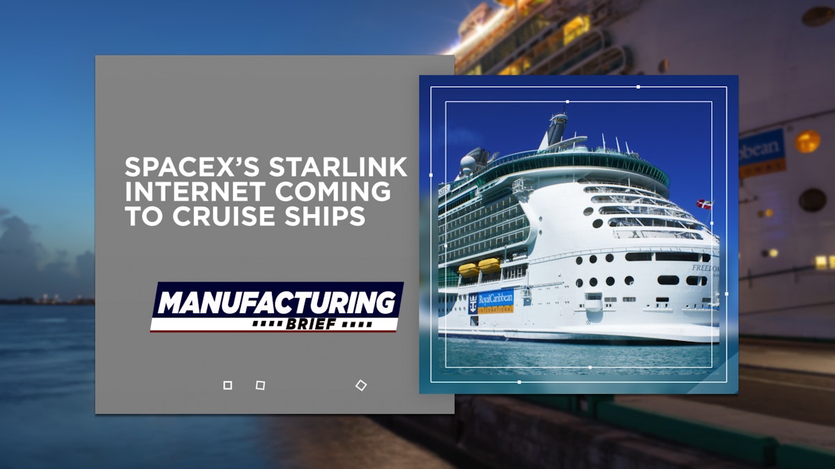SpaceX’s Starlink Internet Coming to Cruise Ships | Industrial ...