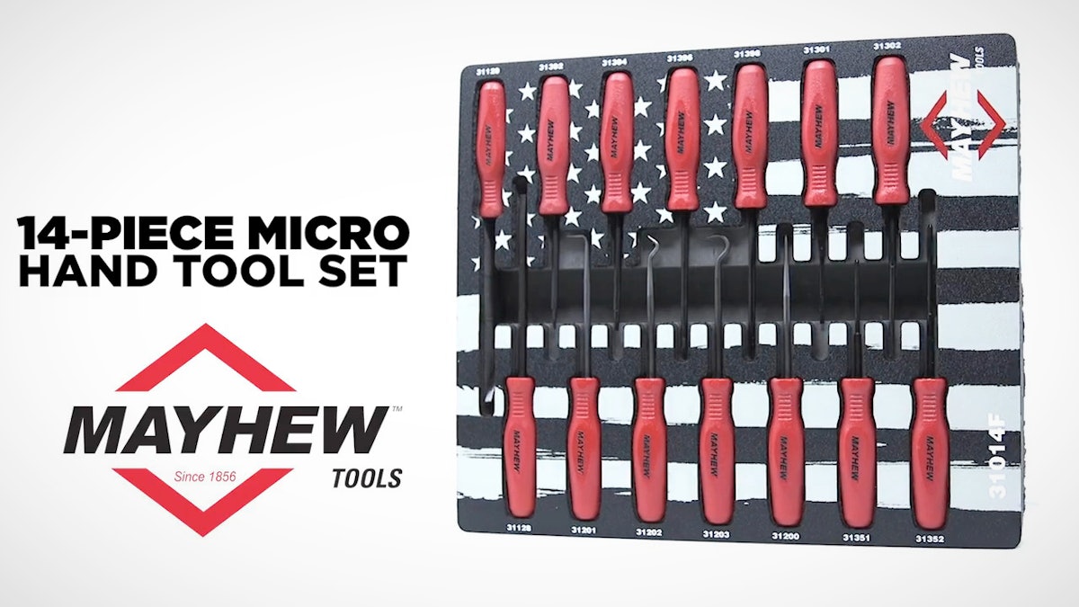 14-Piece Micro Hand Tool Set from Mayhew Tools | Industrial Equipment News