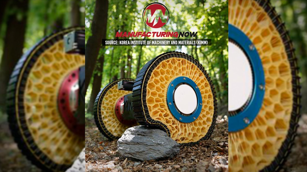 Morphing Wheels Can Easily Drive Up Stairs | Industrial Equipment News