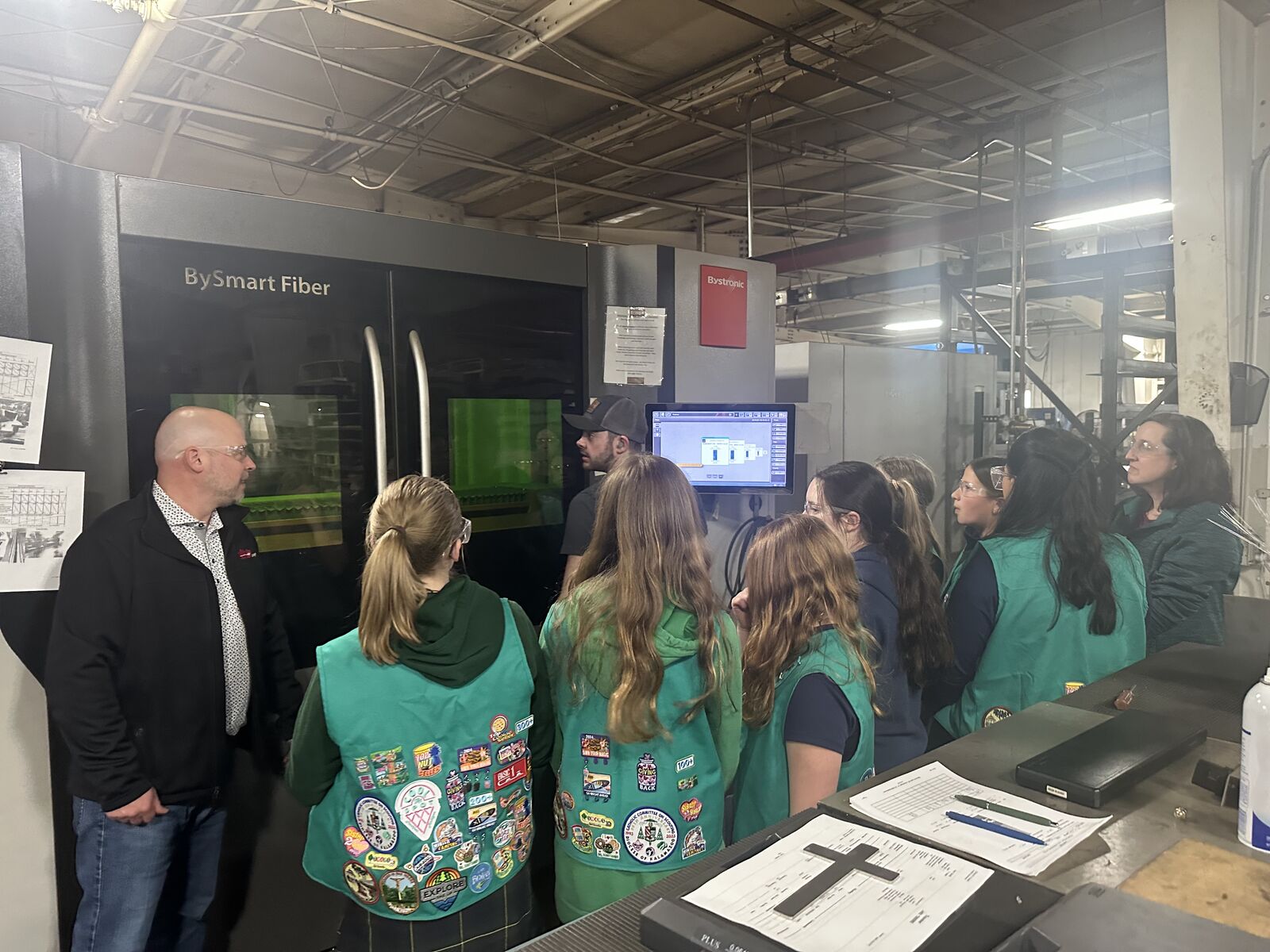 Unifab and Girl Scouts Create Custom Metal Signs | Industrial Equipment ...