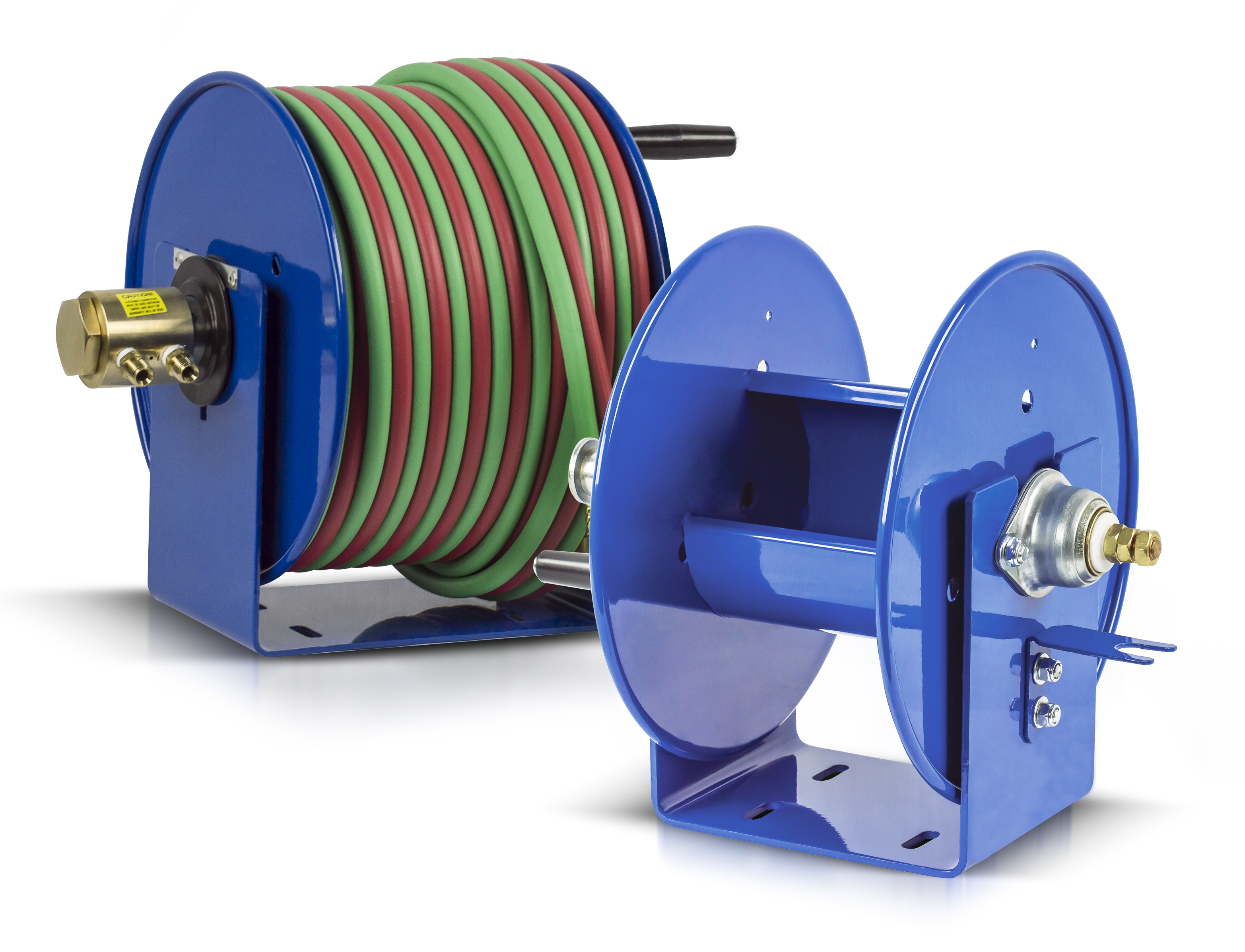 Compact 100W Welding Hose and 100WCL Welding Cable Hand Crank Reels for ...